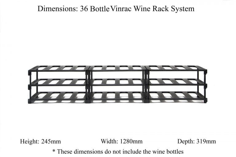 36 Bottle Wine Rack by Vinrac - Modular and Affordable