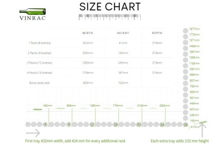 240 Bottle Wine Rack by Vinrac - Modular and Affordable